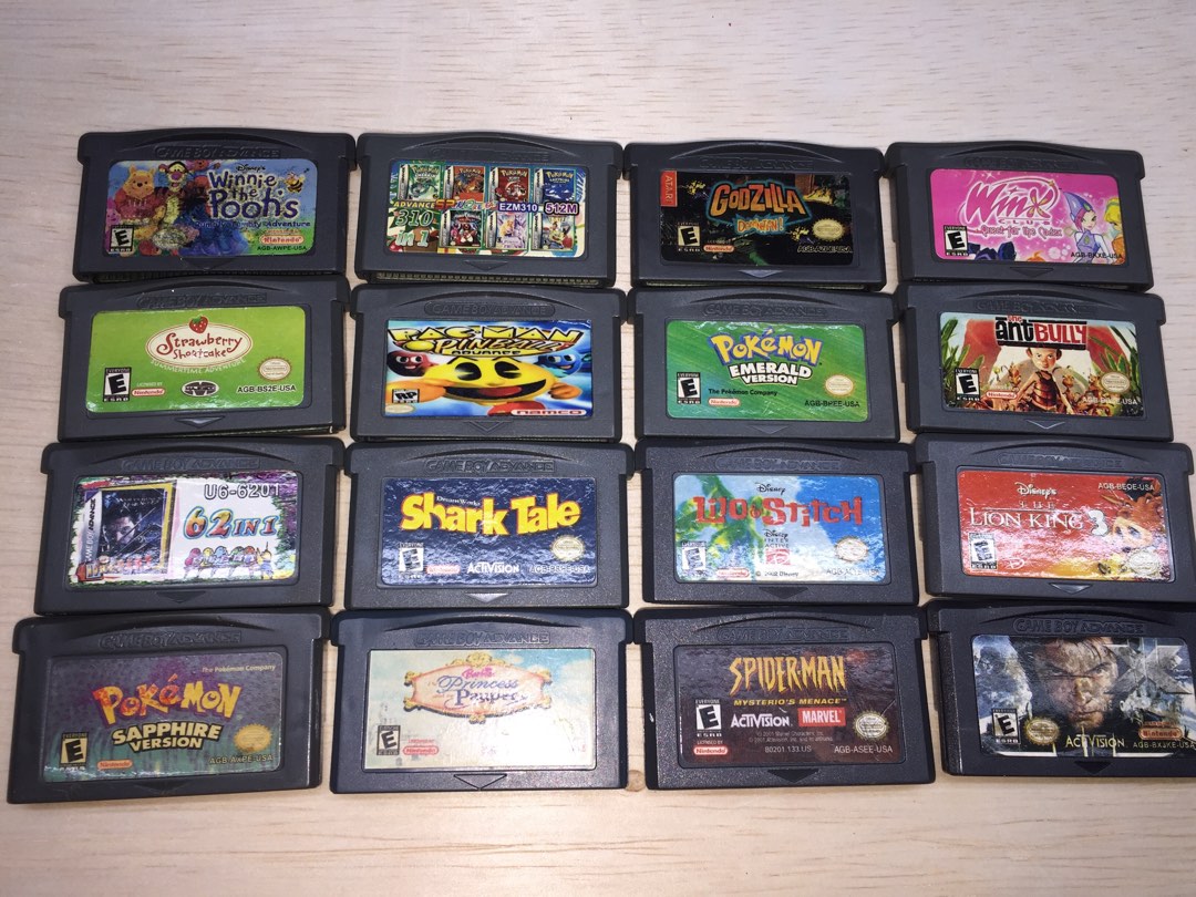 Gameboy Advance Cartridges, Video Gaming, Video Games, Others on Carousell