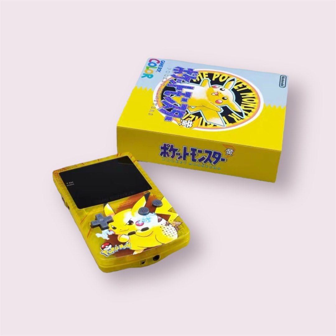 Gameboy Colour x Pikachu Console, Video Gaming, Video Games, Nintendo ...