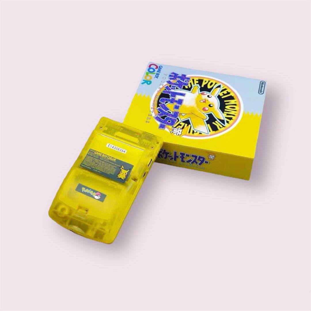 Gameboy Colour x Pikachu Console, Video Gaming, Video Games, Nintendo ...
