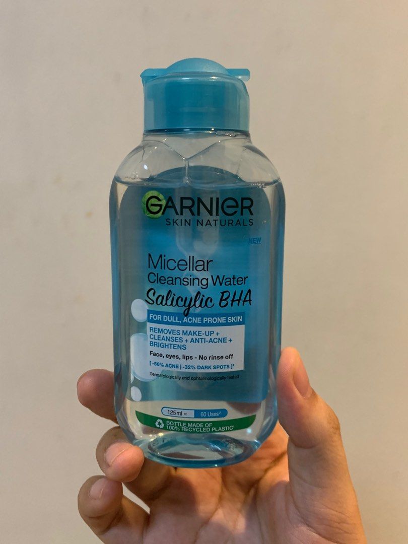 Garnier Micellar Water Blue for Dull and Acne Prone Skin (125 mL ...