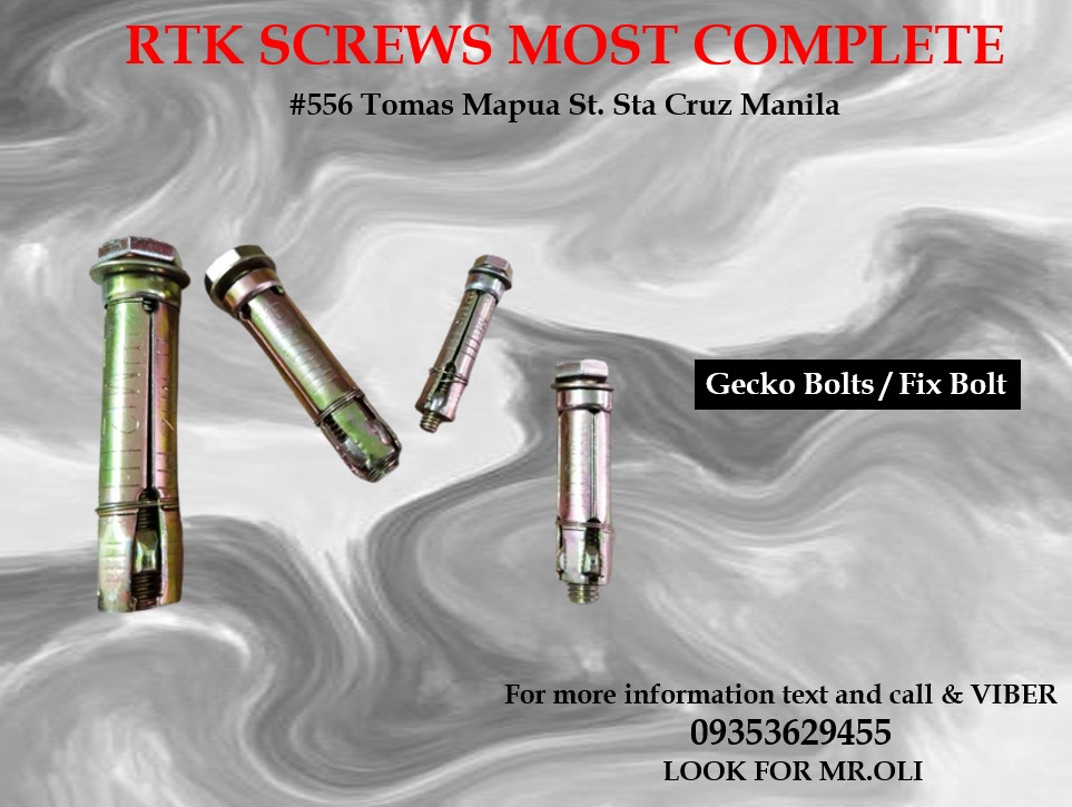 Gecko Bolts / Fix Bolt on Carousell