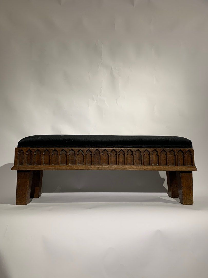 Gothic Revival stool bench / Ottoman , Hobbies & Toys, Collectibles ...