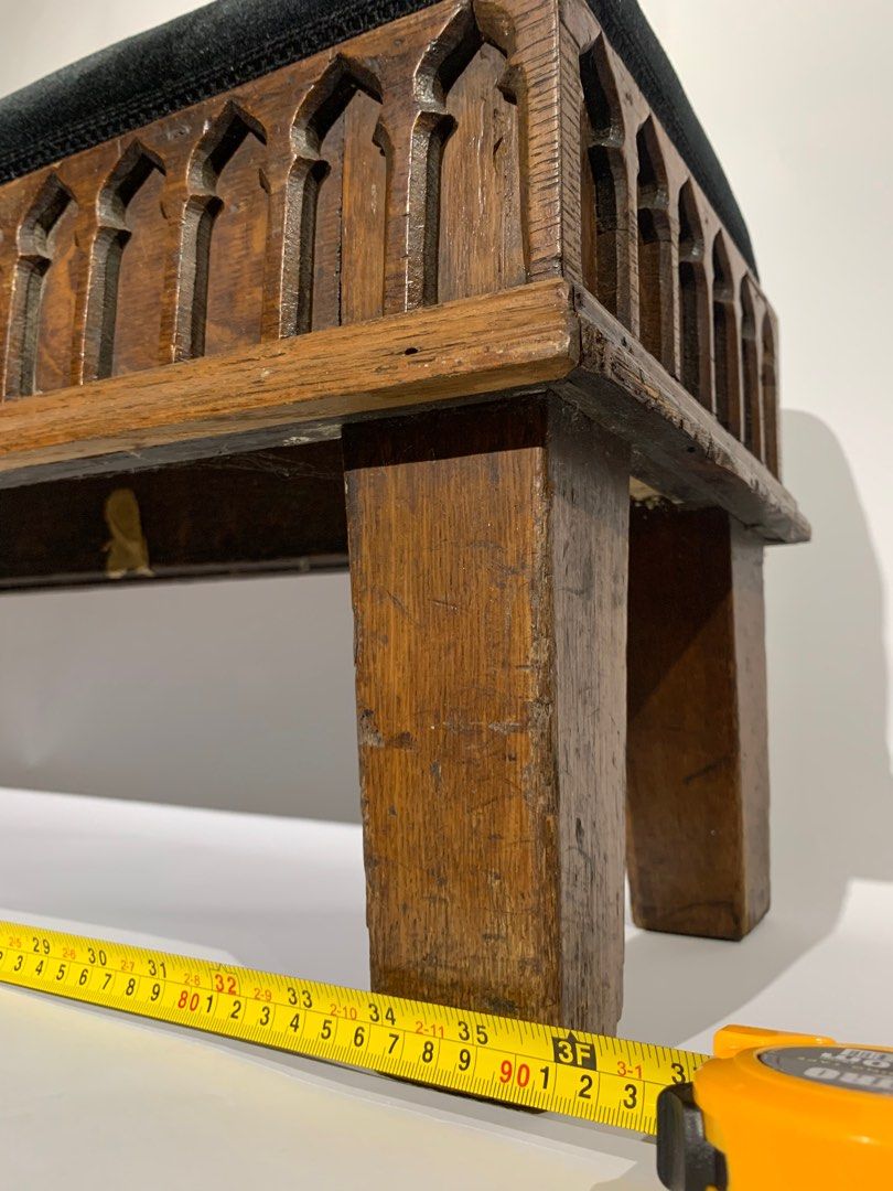 Gothic Revival stool bench / Ottoman , Hobbies & Toys, Collectibles ...