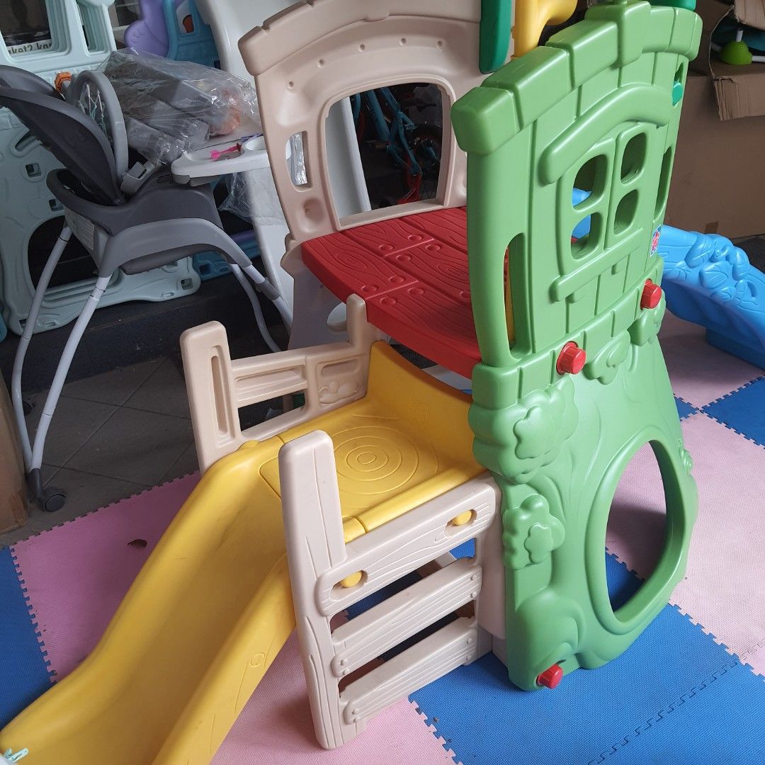 GROW AND UP DOUBLE SLIDE, Bayi & Anak, Mainan & Baby Walker di Carousell