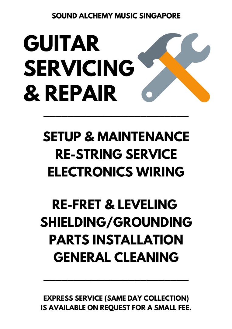 Guitar Servicing & Repair, Re-String Service, Guitar Setup Service ...