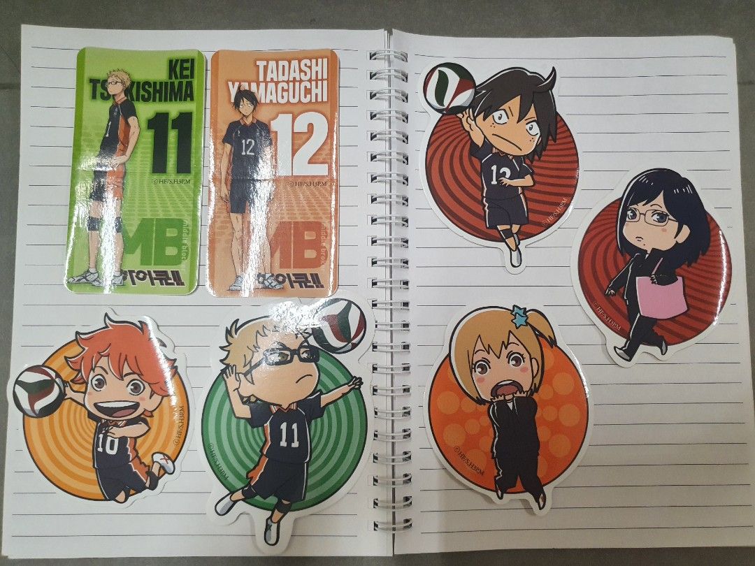 Haikyuu-!! Decorative Sticker Pack, Hobbies & Toys, Toys & Games on ...