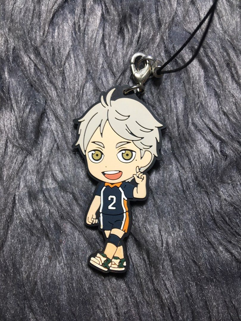 Haikyuu!! Sugawara Rubber Keychain on Carousell