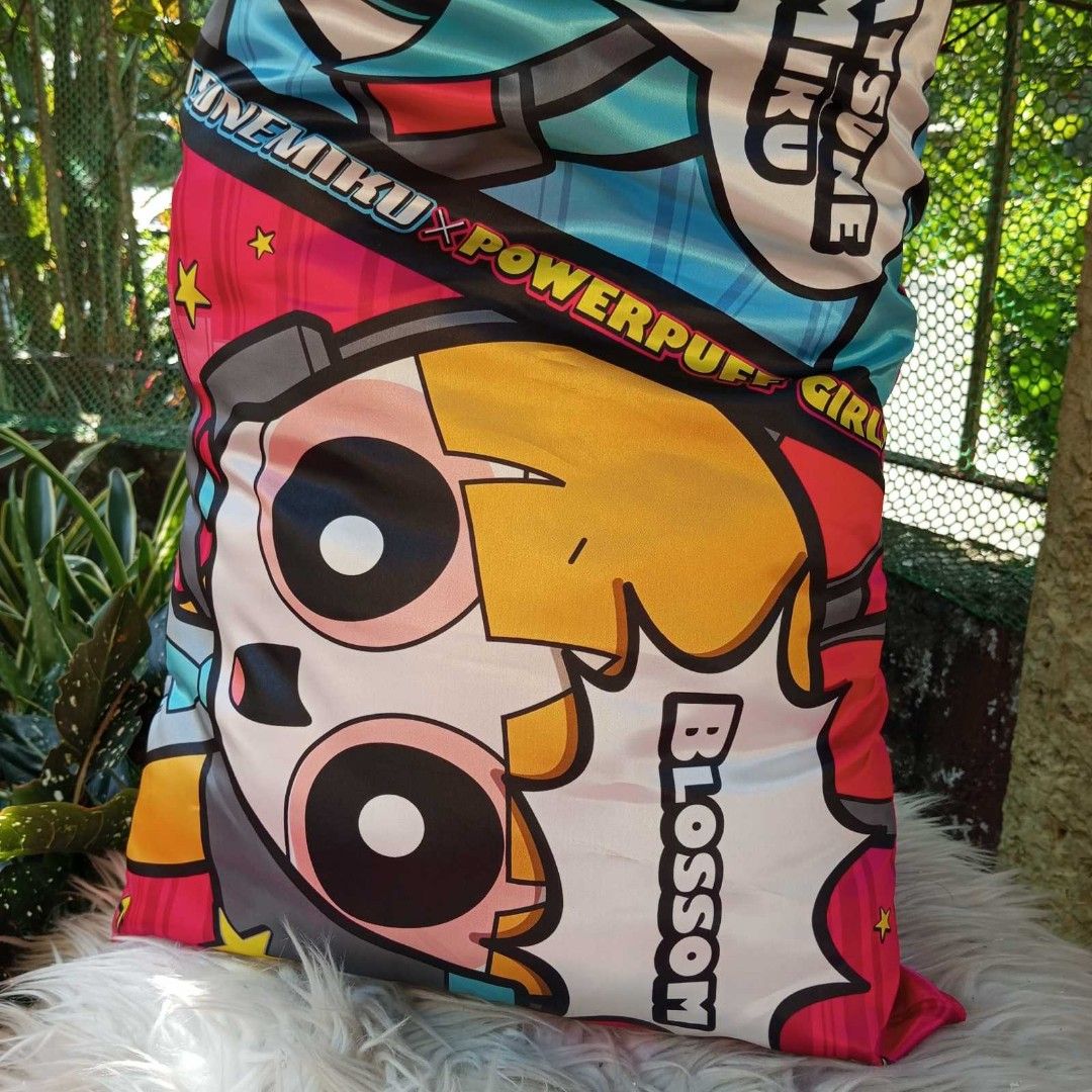 Hatsune Miku x Powerpuff Girls Rectangular Cushion, Hobbies & Toys ...