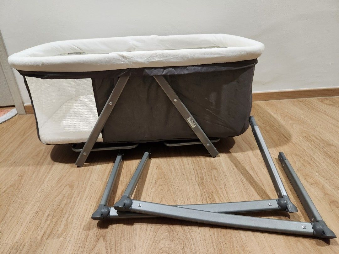 Hauck Baby Cot Travel Cot Rocking Cradle, Babies & Kids, Baby Nursery ...