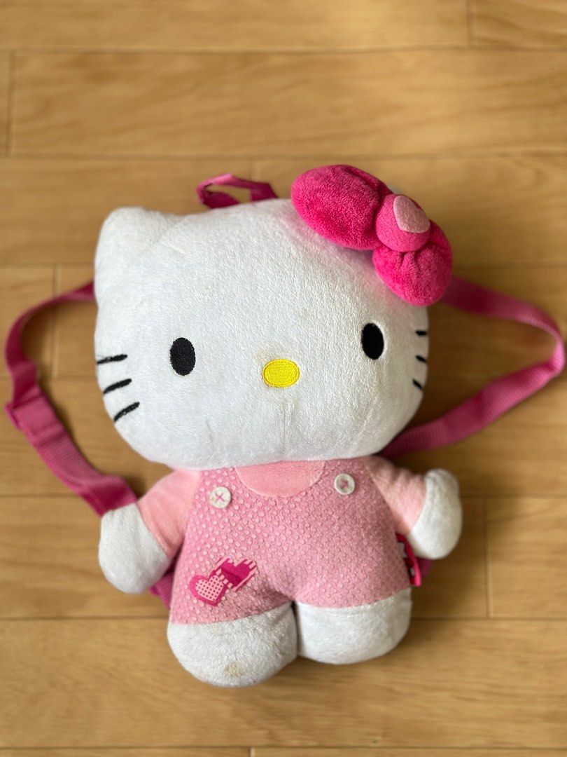 Hello Kitty Plush Back Pack for Kids, Women's Fashion, Bags & Wallets ...