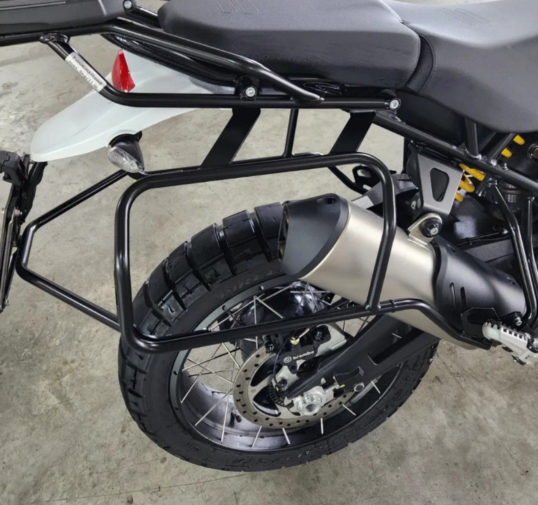 HEPCO & BECKER Pannier Rack (with right side cut out) for DUCATI DESERT ...