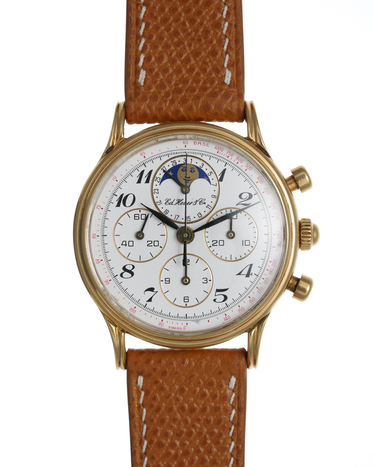Heuer Ref. 188.205 Edward Heuer Moonphase Chronograph, Luxury, Watches ...