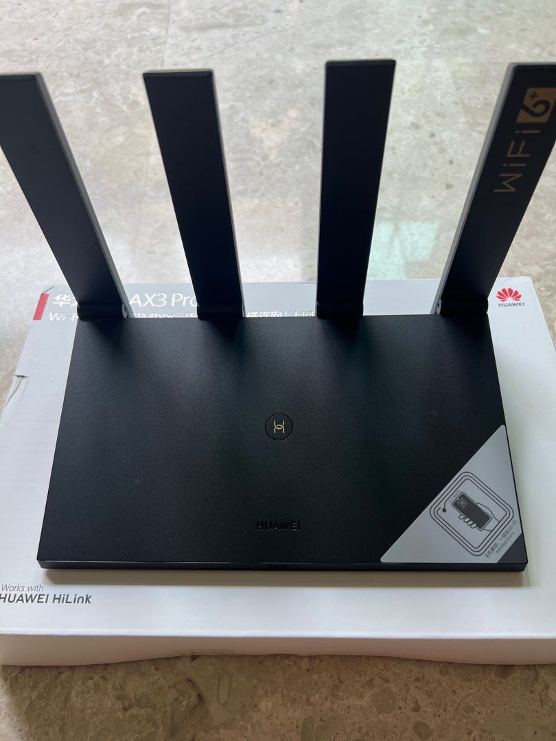 Hua Wei AX3 PRO WIFI6+ Router, Computers & Tech, Parts & Accessories, Networking on Carousell