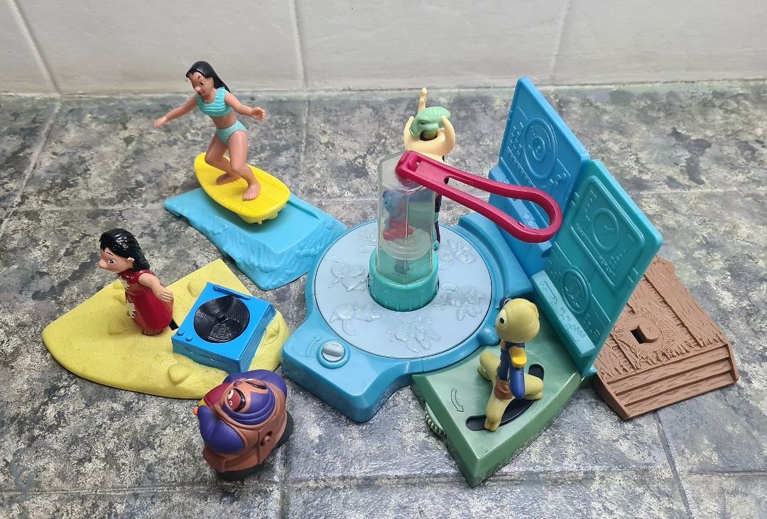 LILO AND STICH LOT - 2002 McDonald's Disney Happy Meal Toy on Carousell