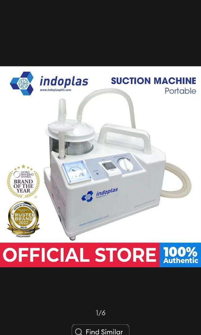 INDOPLAS SUCTION MACHINE FOR SALE, Health & Nutrition, Medical Supplies ...