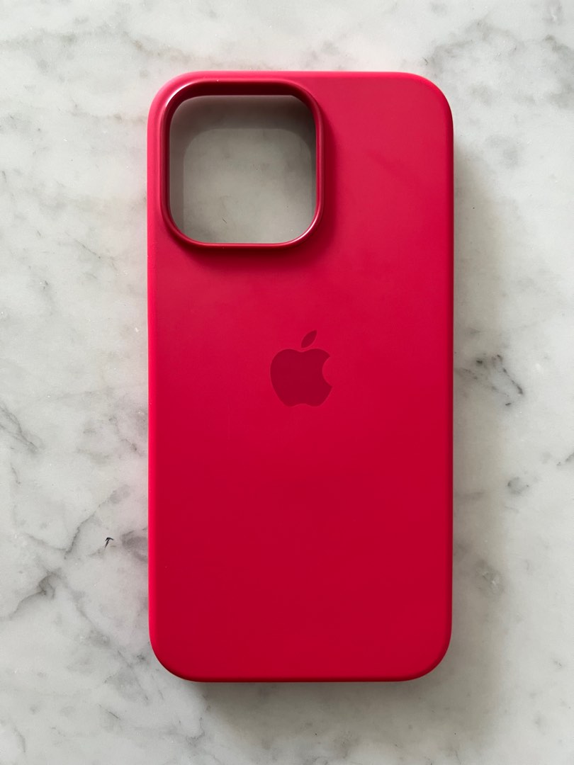 iPhone 13 Pro Red Silicone case with MagSafe, Mobile Phones & Gadgets ...