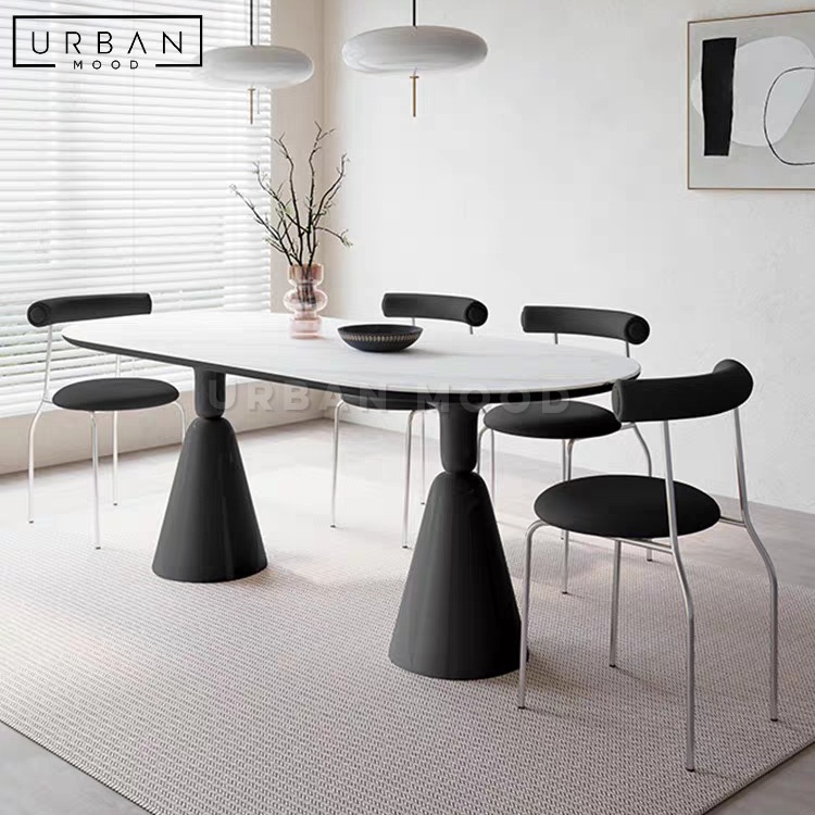 JAGGER Modern Sintered Stone Dining Table, Furniture & Home Living ...