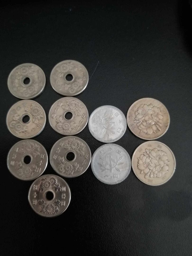 Japan coins 100yen /50yen/1yen, Hobbies & Toys, Collectibles ...
