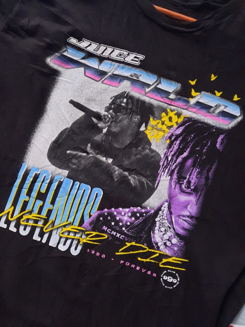 Juice Wrld Memorial Tee, Men's Fashion, Tops & Sets, Tshirts & Polo ...