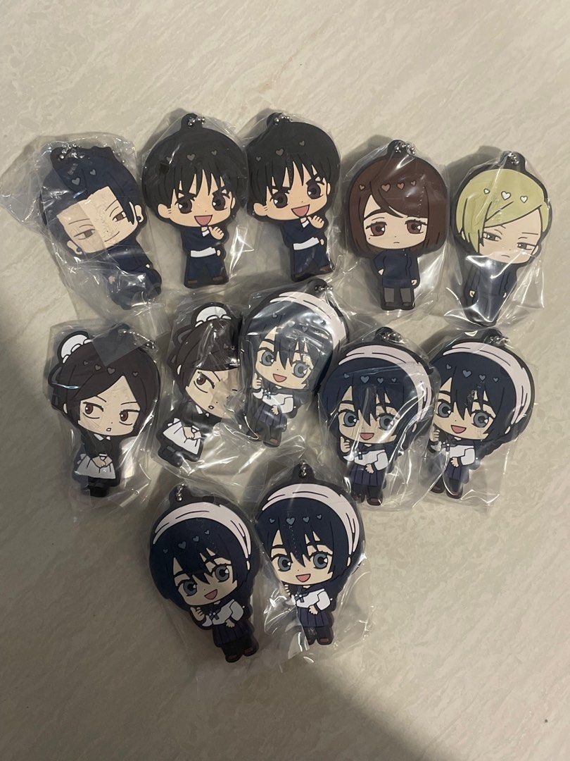 Jujutsu Kaisen Gachapon Keychain Geto Nanami Amanai Kuroi Haibara ...