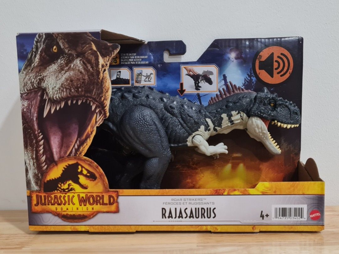 Jurassic World Dominion Roar Strikers Rajasaurus, Hobbies & Toys, Toys ...