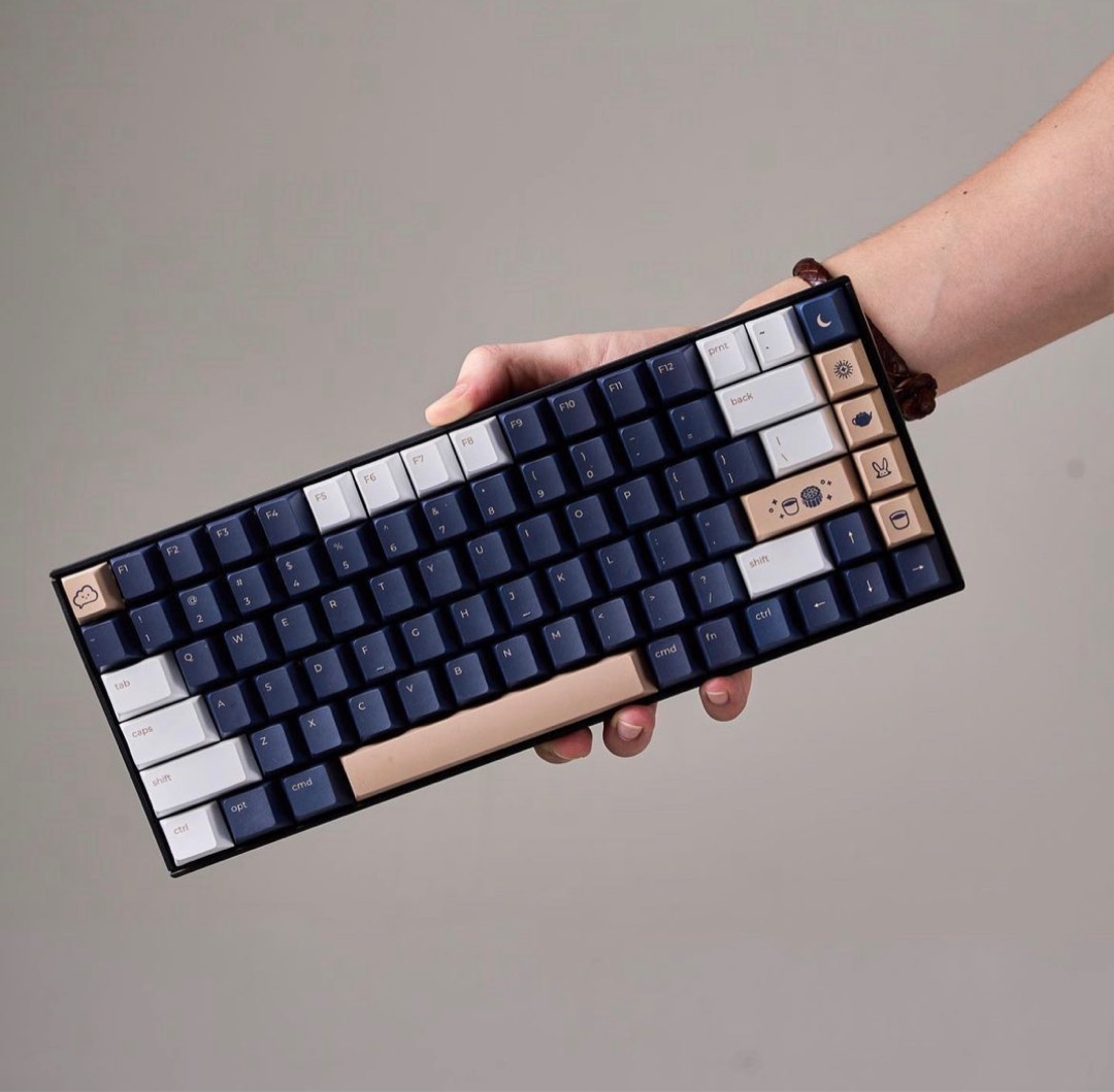 Keycaps cherry profile | navy blue moon theme, Computers & Tech, Parts ...