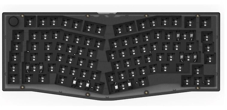 Alice Keychron V10 Custom Shaped Wired Mechanical Keyboard Knob Volume ...