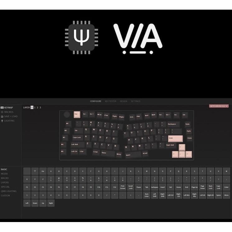 Alice Keychron V10 Custom Shaped Wired Mechanical Keyboard Knob Volume ...