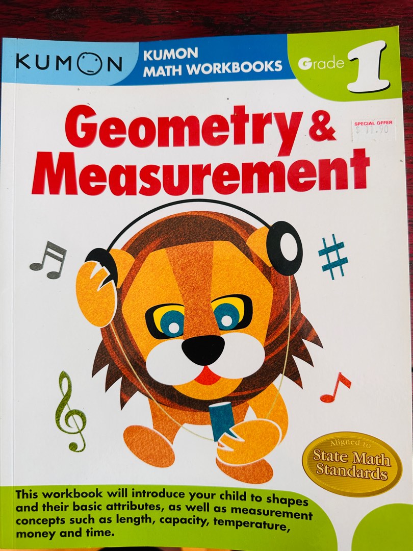 Kumon Geometry & Measurement G1, Hobbies & Toys, Books & Magazines ...