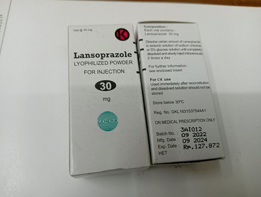 Lansoprazole injeksi, Kesehatan & Kecantikan, Kulit, Sabun & Tubuh di ...