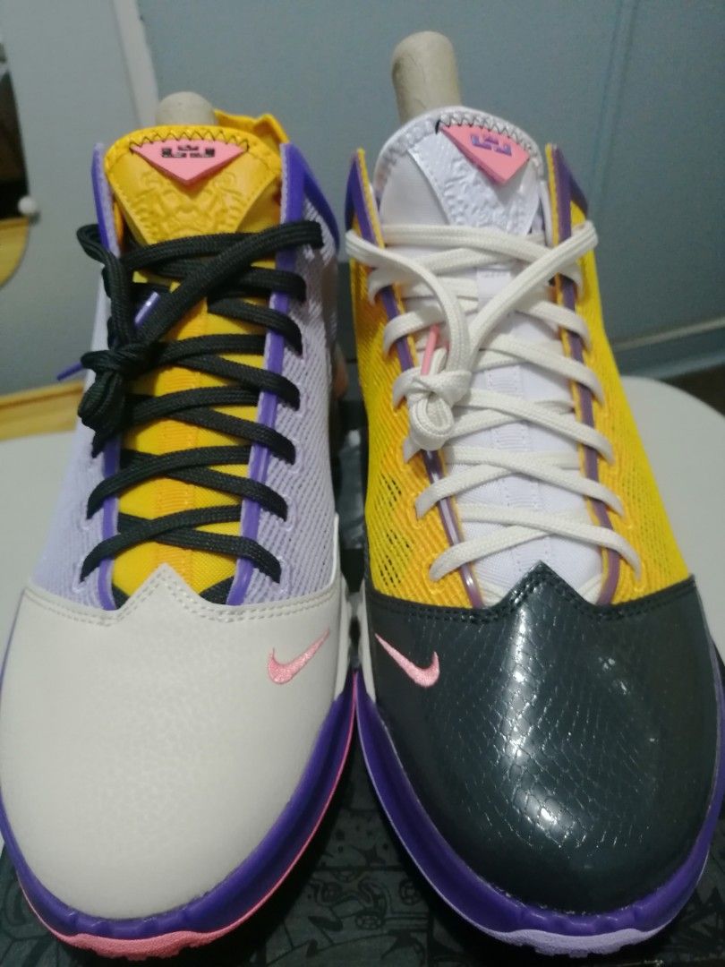 Lebron XIX low 'mismatch', Men's Fashion, Footwear, Sneakers on Carousell