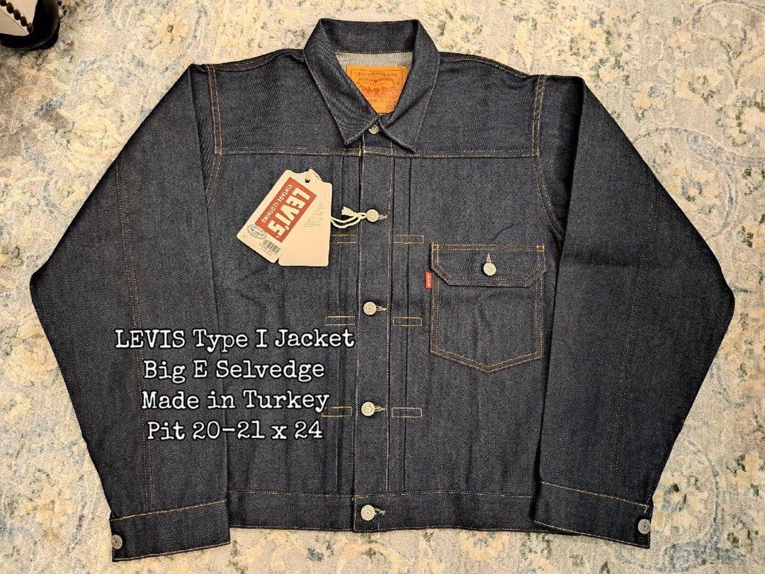 LEVIS LVC TYPE I MODEL 1936 SELVEDGE NOS MADE IN TURKEY, Men's Fashion, Coats, Jackets and ...