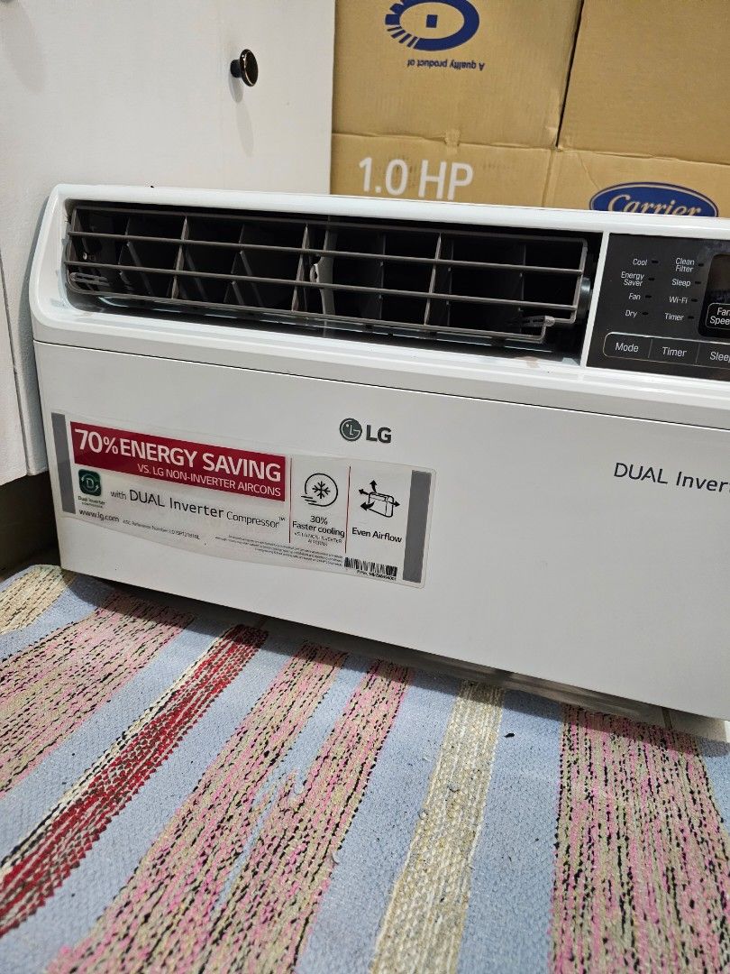 LG 1 hp Dual inverter aircon 1 hp, TV & Home Appliances, Air Conditioning and Heating on Carousell