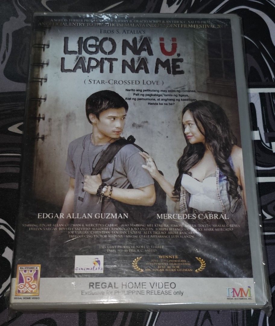 Ligo na U Lapit na Me - Edgar Allan Guzman Mercedes Cabral - DVD VG Condition on Carousell