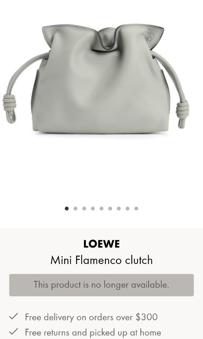 Loewe Mini Flamenco Clutch, Luxury, Bags & Wallets on Carousell