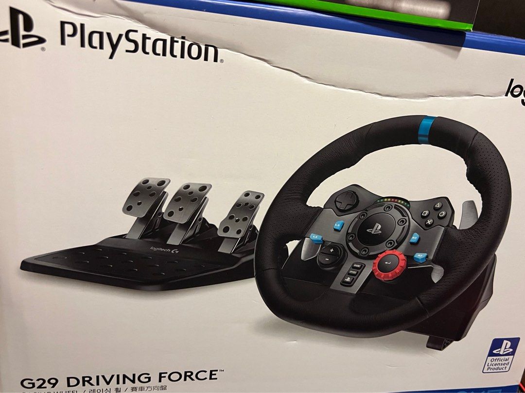 Logitech G29 Steering Wheel PS3,4,5, Video Gaming, Gaming Accessories ...
