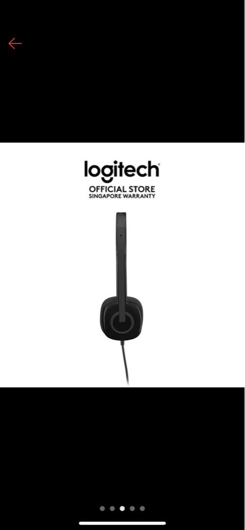 Logitech H151 Stereo Headset with Noise-Cancelling Mic, Audio ...