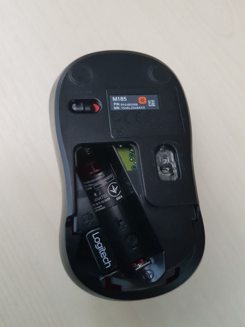 Logitech M185 USB Donger Wireless Mouse, Computers & Tech, Parts ...