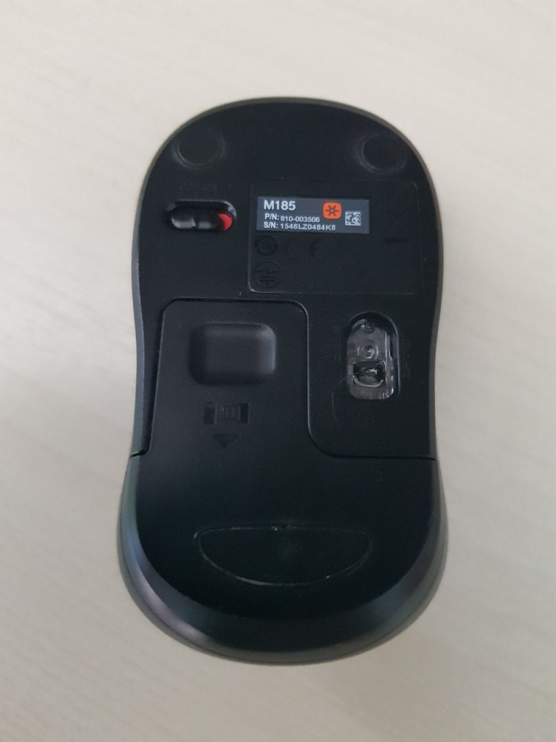 Logitech M185 USB Donger Wireless Mouse, Computers & Tech, Parts ...