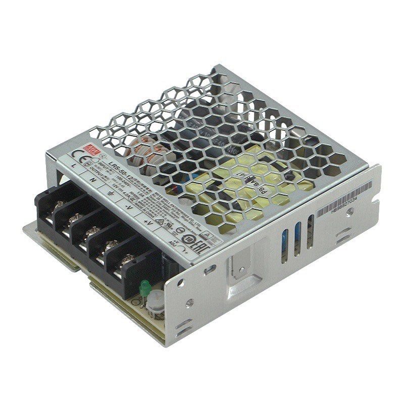 LRS-50-12 MEAN WELL Switching Power Supply 50W 12V 4.2A Meanwell For CCTV Camera, LED, Computers ...