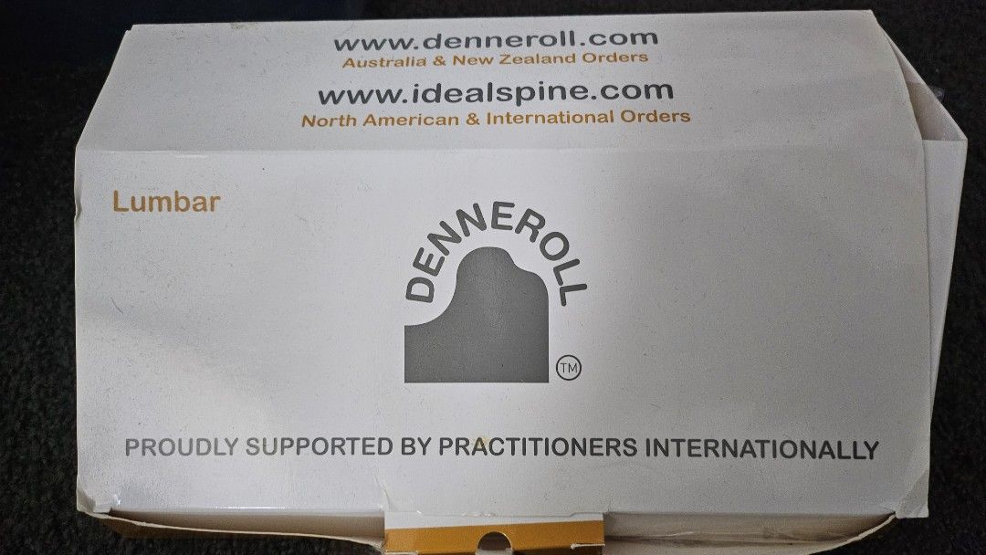 Lumbar Denneroll Small (lumbar relief), Health & Nutrition, Assistive ...