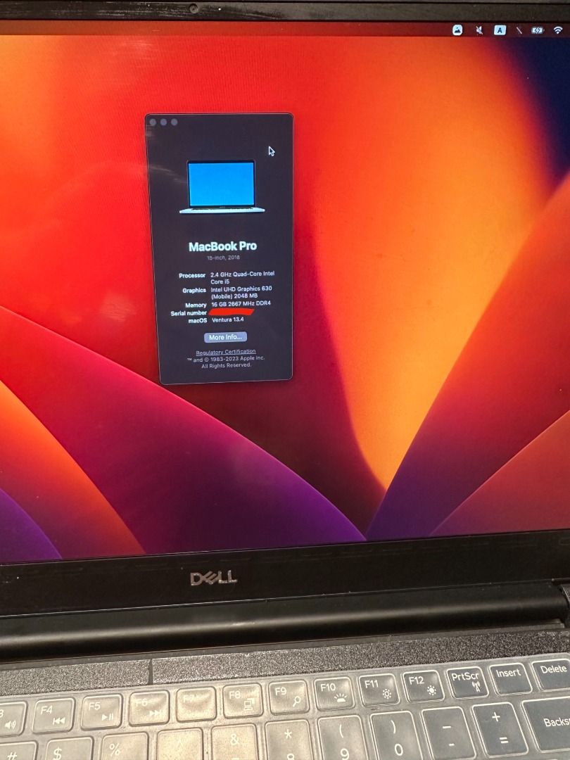 Macbook Pro Hackintosh Dell XPS 7090 16G RAM 512G SSD 15.6 inch ...