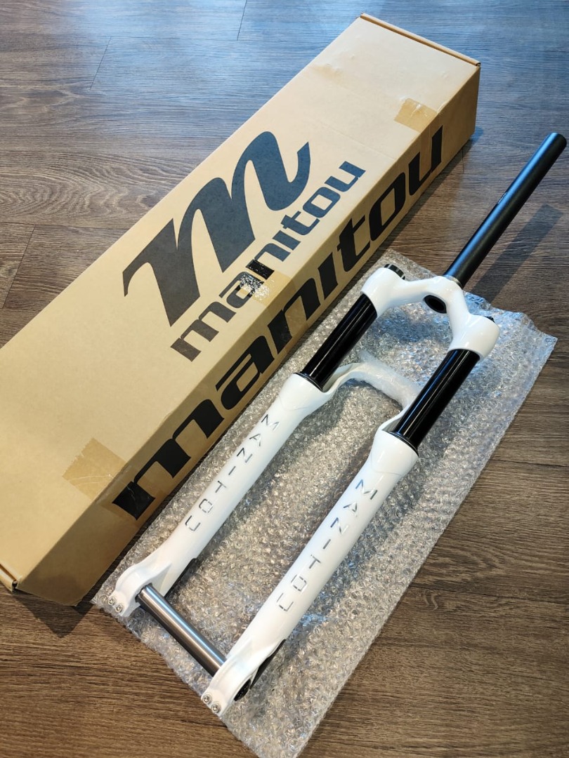 Manitou Circus Expert suspension fork 26' 20x110mm Thru Axle MTB Dirt Jump Street, Sports ...