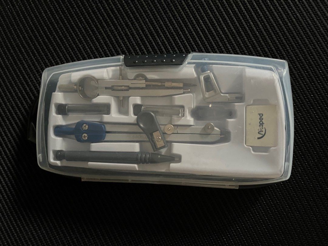 Maped compass set with mechanical pencil on Carousell