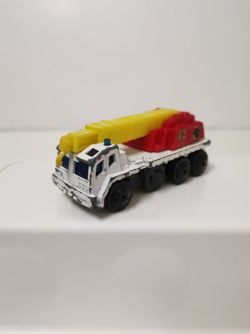 Matchbox - Rescue Crane (White/Red), Hobbies & Toys, Toys & Games on ...