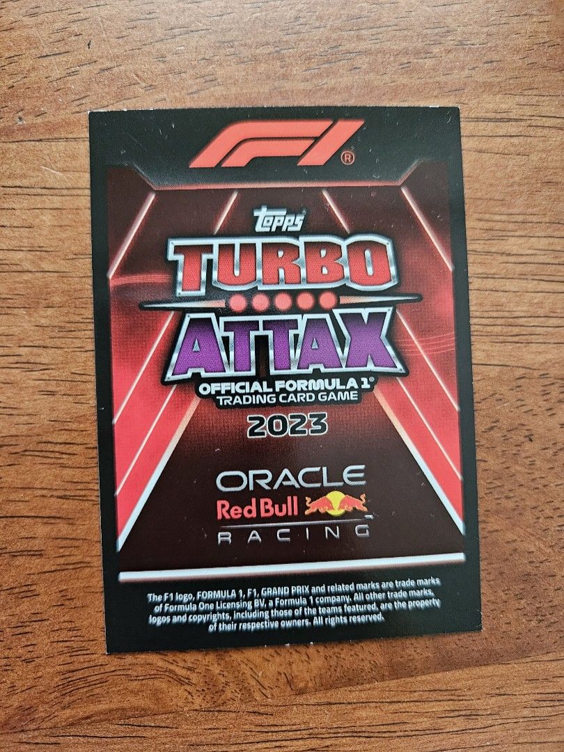 Max Verstappen Ultra Rare Turbo Attax 2023 card 3UR, Hobbies & Toys ...