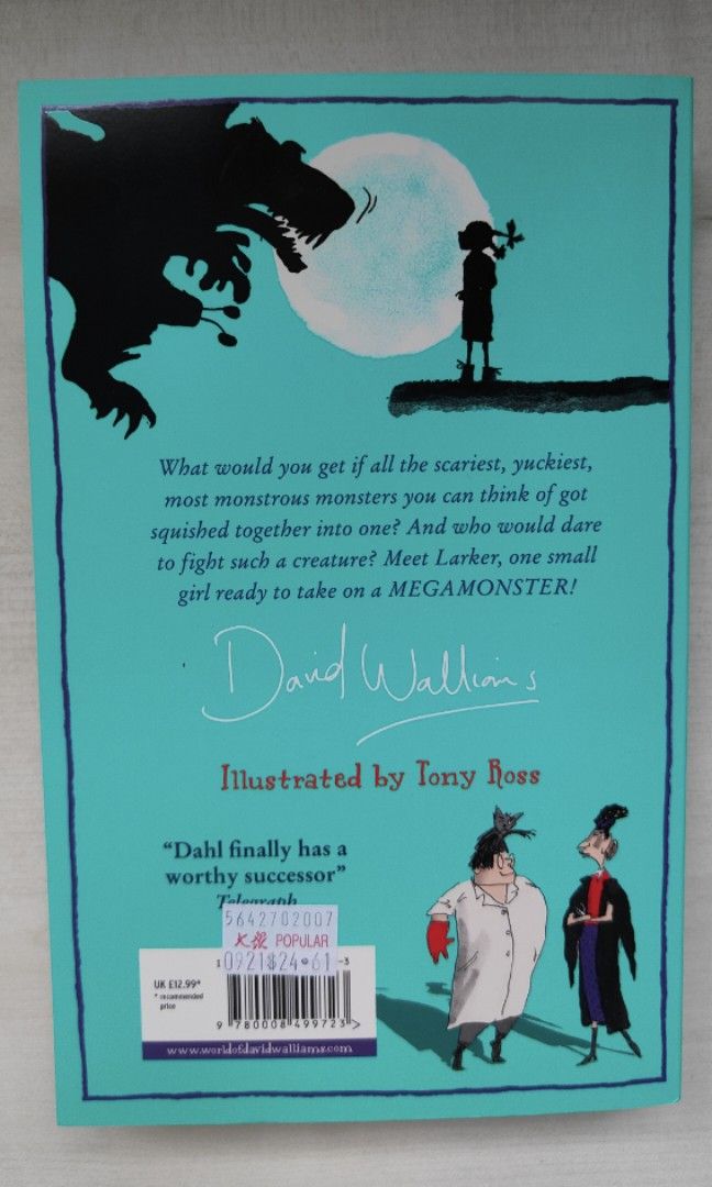 Mega Monster by David Walliams, Hobbies & Toys, Books & Magazines ...
