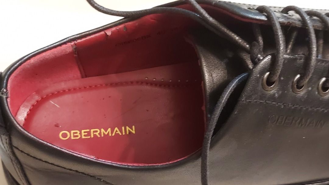 Men's leather shoes Obermain, Men's Fashion, Footwear, Casual shoes on ...