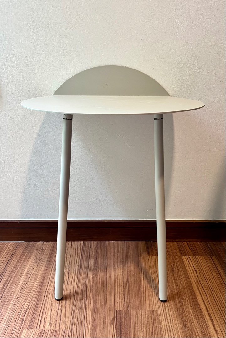 MENU A/S Yeh Wall Table, Small/Low, in Light Grey, Furniture & Home ...