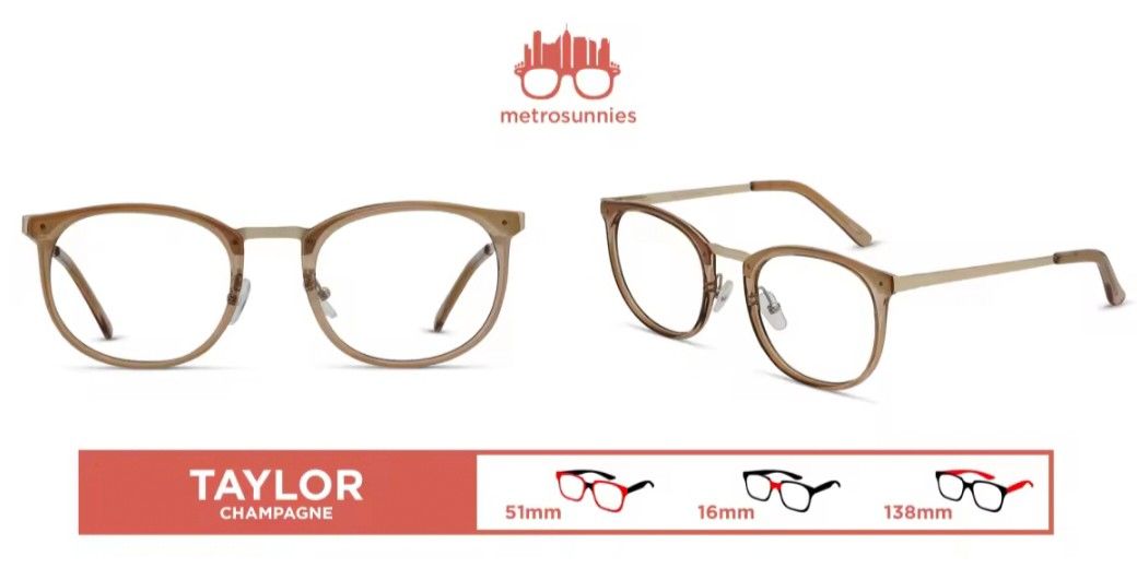 MetroSunnies Taylor Specs, Women's Fashion, Watches & Accessories ...